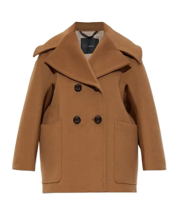 Max Mara Mario Double-breasted Coat - Brown