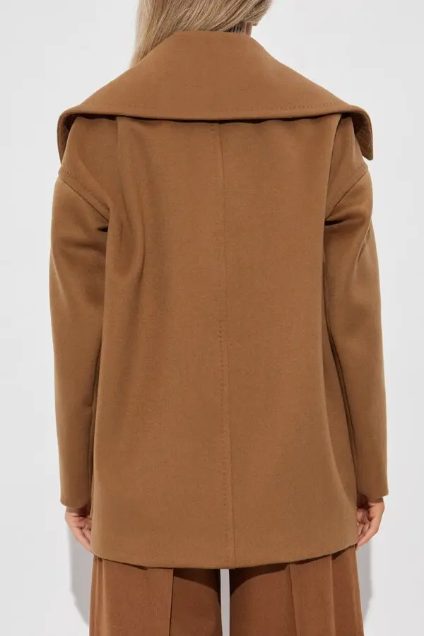 Max Mara Mario Double-breasted Coat - Brown