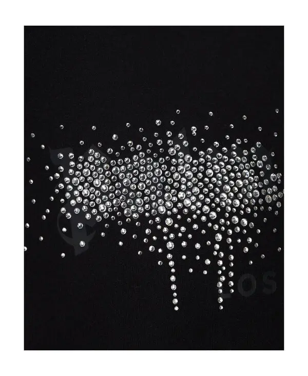 Palm Angels Embellished Logo Drawstring Hoodie