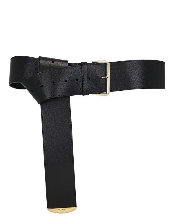 Givenchy Voyou Belt In Shiny Leather