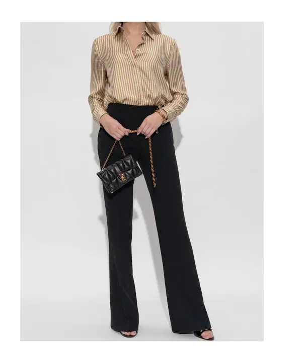 Versace Chain Print Long-sleeved Shirt