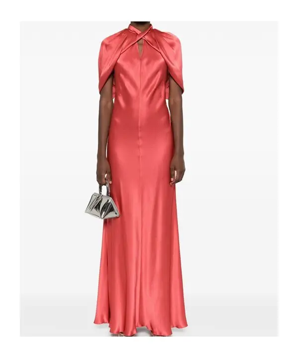 Alberta Ferretti Cutout Detail Maxi Dress