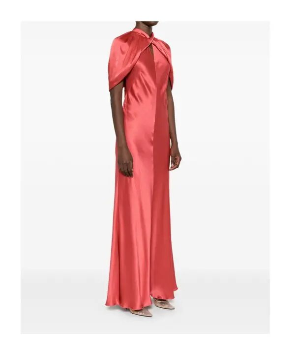 Alberta Ferretti Cutout Detail Maxi Dress