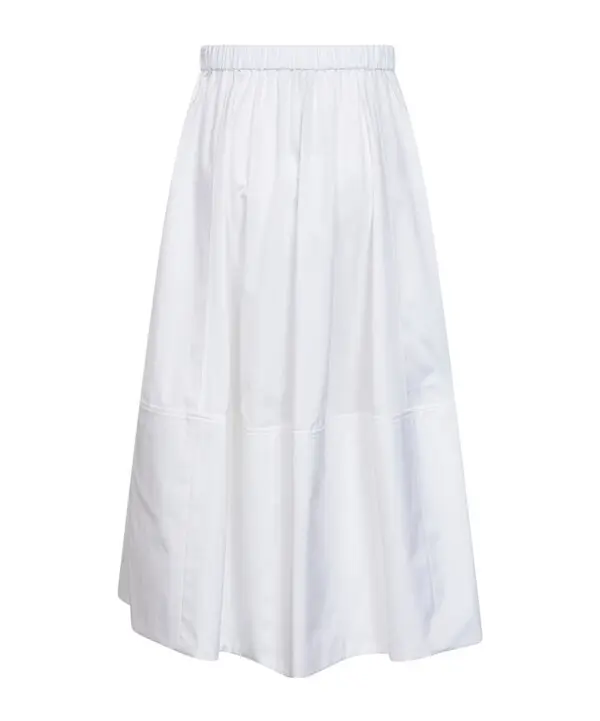 Co Tiered Gathered Midi Skirt