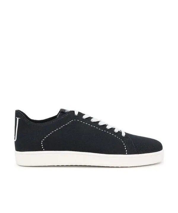 Emporio Armani Logo Lace-up Sneakers - Black