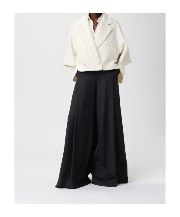 Max Mara Dover V-neck Long-sleeved Top - White