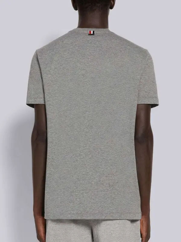 Thom Browne Anchor Embroidered Crewneck T-shirt