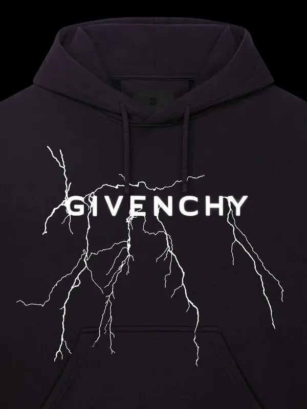 Givenchy Logo Printed Drawstring Hoodie