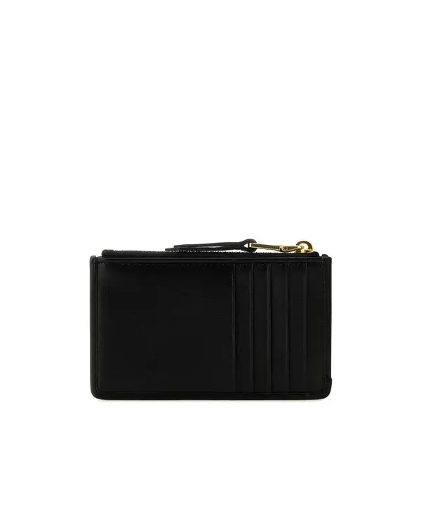 Miu Miu Matelassé Zipped Wallet - Black