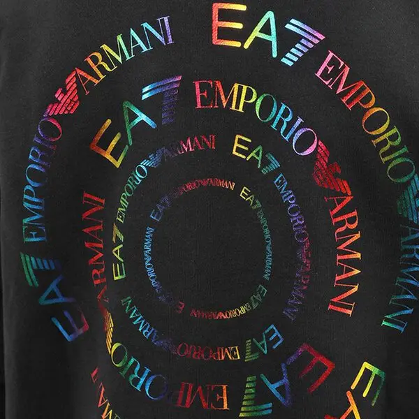 EA7 Logo-print Drawstring Hoodie