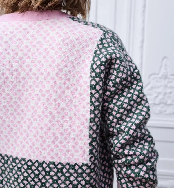 Dior Oversized Cardigan With Embroidered Signature