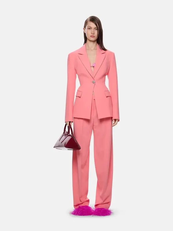 Attico Single-breasted Hourglass Blazer