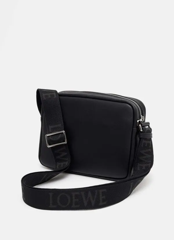 Loewe Logo Lettering Zipped Shoulder Bag