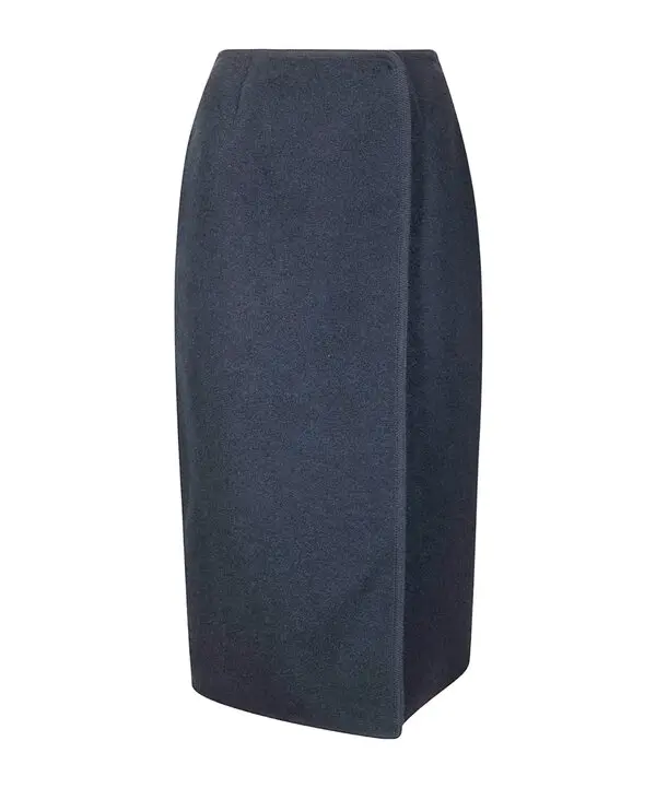 RIER Walker Midi Skirt - Black