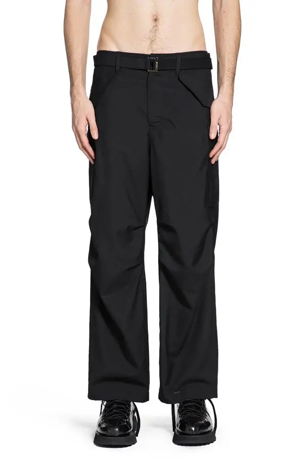 Sacai Belted Cargo Pants - Black