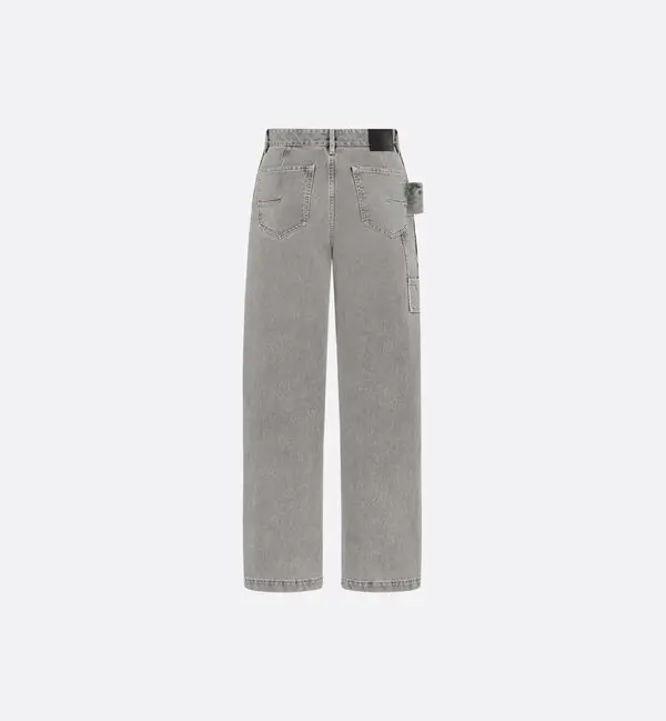 Dior Carpenter Jeans With Cannage Embroidery