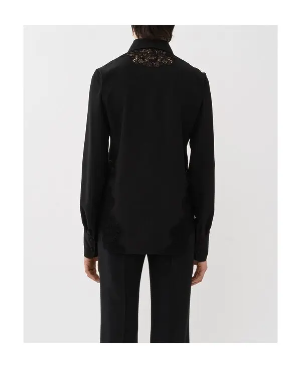 Chloé Lace Panelled Shirt