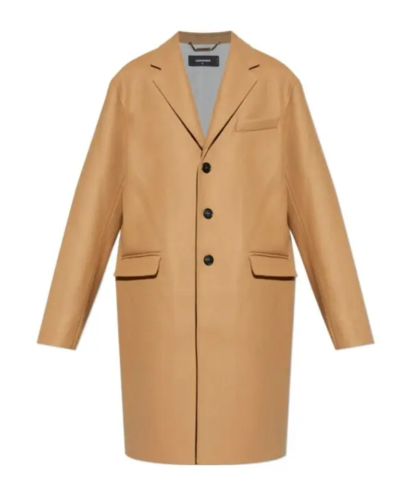 Dsquared2 Single-breasted Mid-length Coat