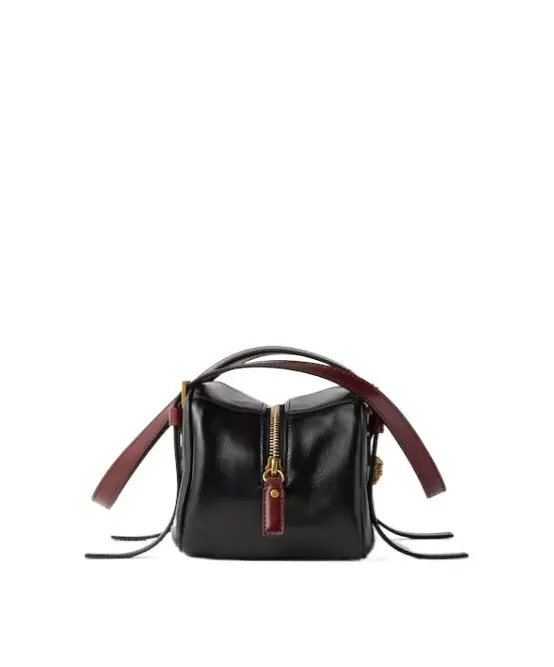 Versace Embleme Bowling Bag - Black