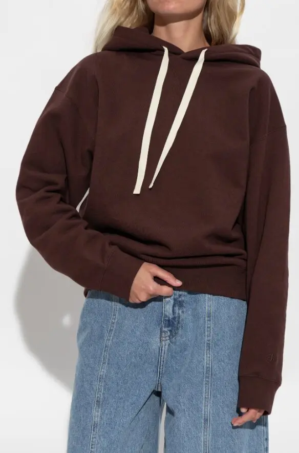 JIL SANDER Terry Drawstring Hoodie
