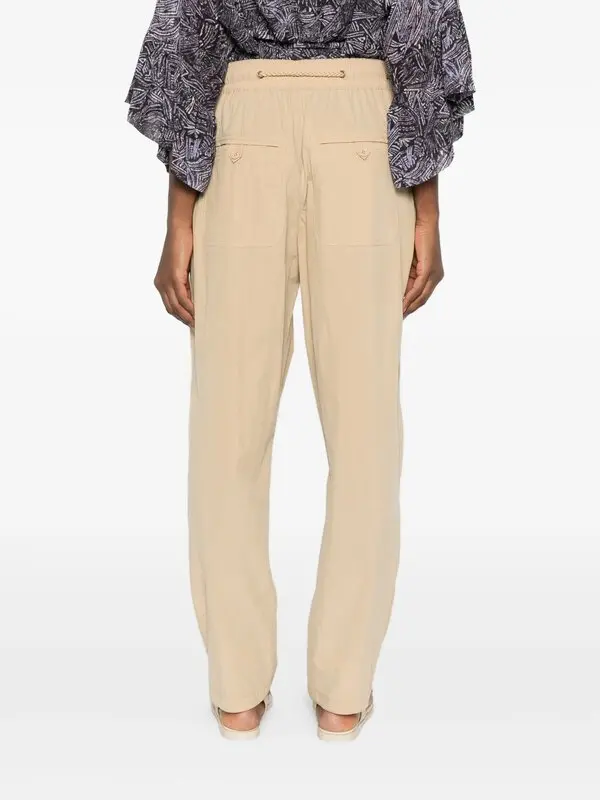 Isabel Marant Étoile Falcona Straight-leg Trousers - Nude
