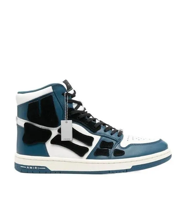 Amiri Logo High-top Casual Sneakers - Black