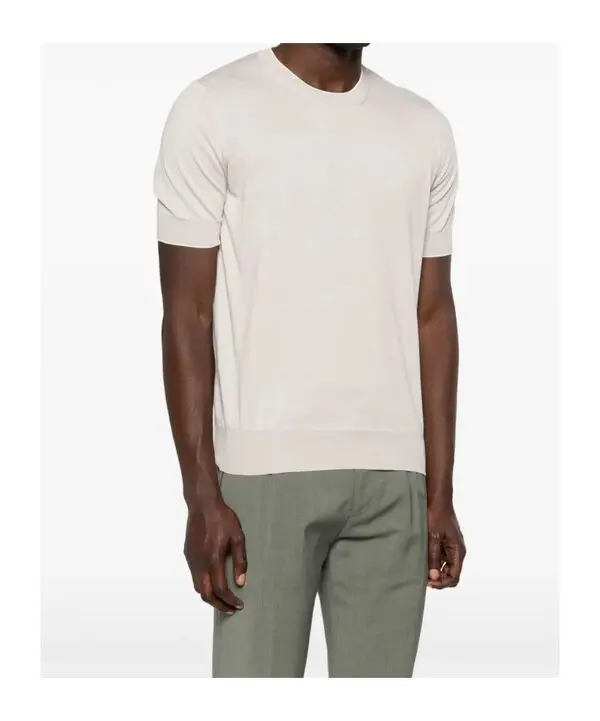 Brunello Cucinelli Short-sleeve Ribbed Jumper