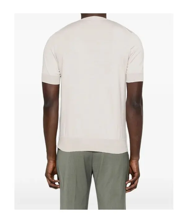 Brunello Cucinelli Short-sleeve Ribbed Jumper