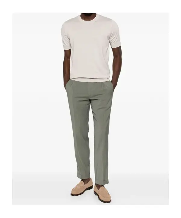 Brunello Cucinelli Short-sleeve Ribbed Jumper