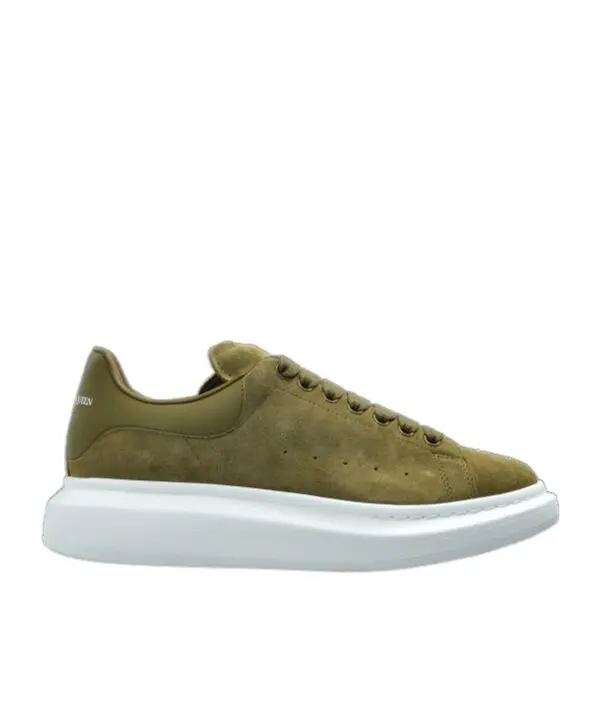 Alexander McQueen Round-toe Lace-up Sneakers - Green