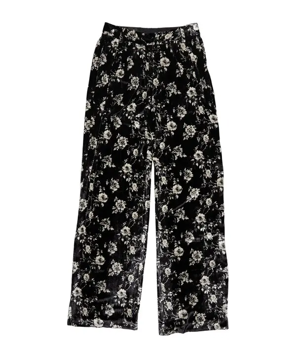 R13 Floral Trousers - Black