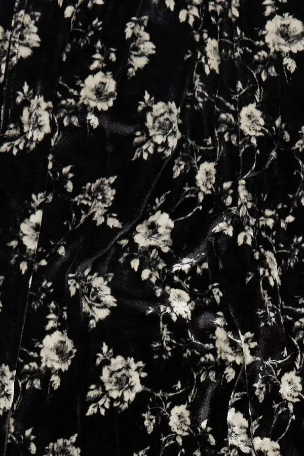 R13 Floral Printed Wide-leg Trousers