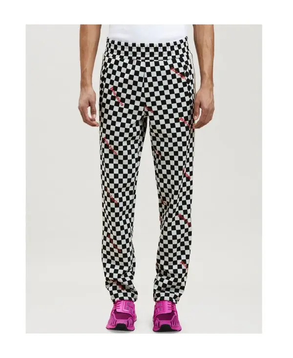 Palm Angels Elasticated Waistband Damier Pants