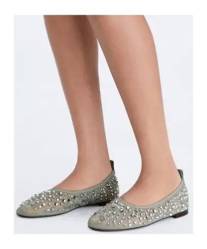 Tory Burch Embellished Ballet Flats - Blue