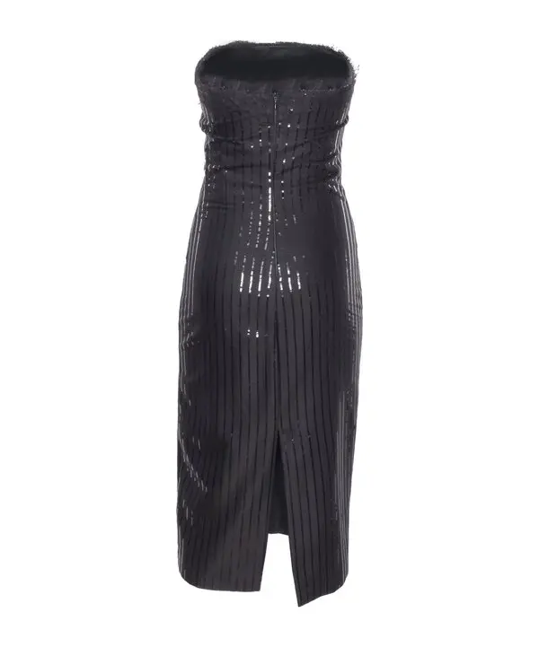 Ermanno Scervino Sequin Embellished Tube Dress