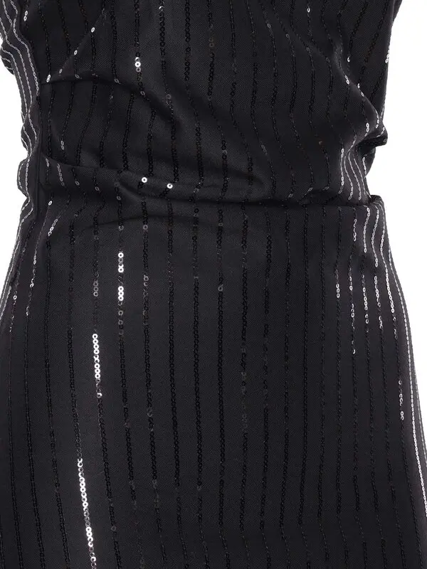 Ermanno Scervino Sequin Embellished Tube Dress