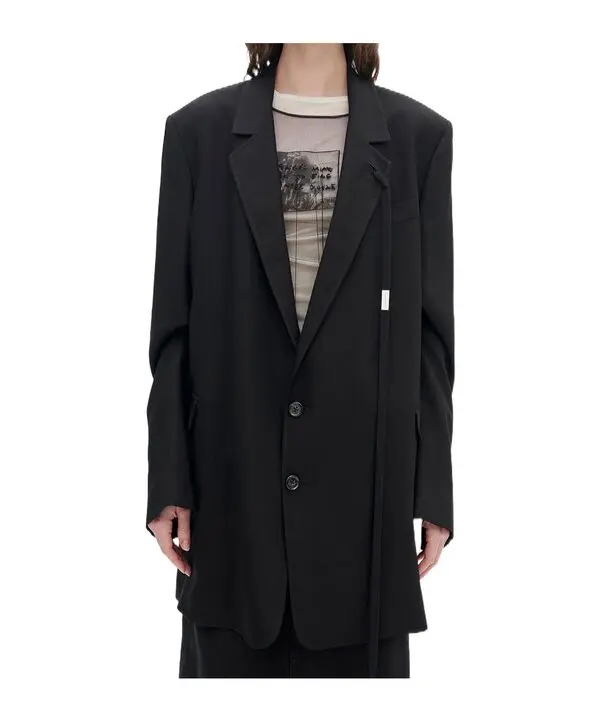 ANN DEMEULEMEESTER Agnes High Comfort Tailored Blazer