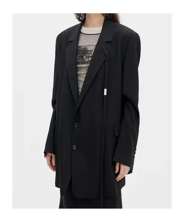 ANN DEMEULEMEESTER Agnes High Comfort Tailored Blazer