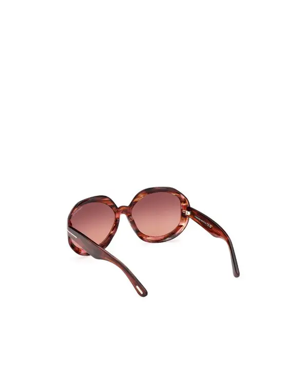 TOM FORD Geometric Logo Sunglasses - Pink