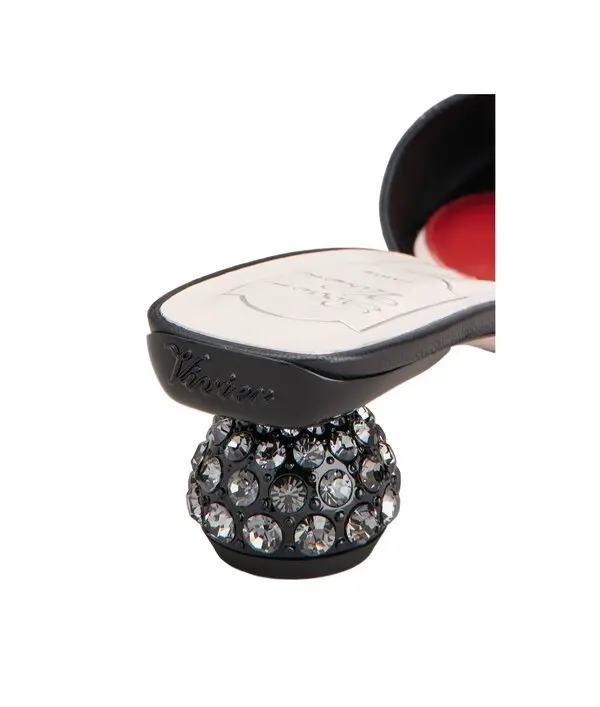 ROGER VIVIER Embellished Leather Mules