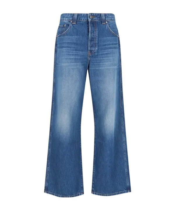 Khaite Wide-leg Denim Trousers