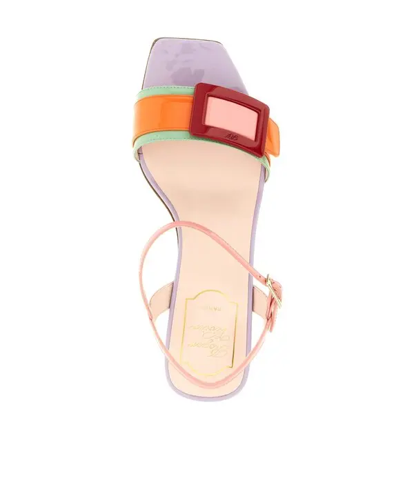 ROGER VIVIER Belle Vivier Buckled Heeled Sandals