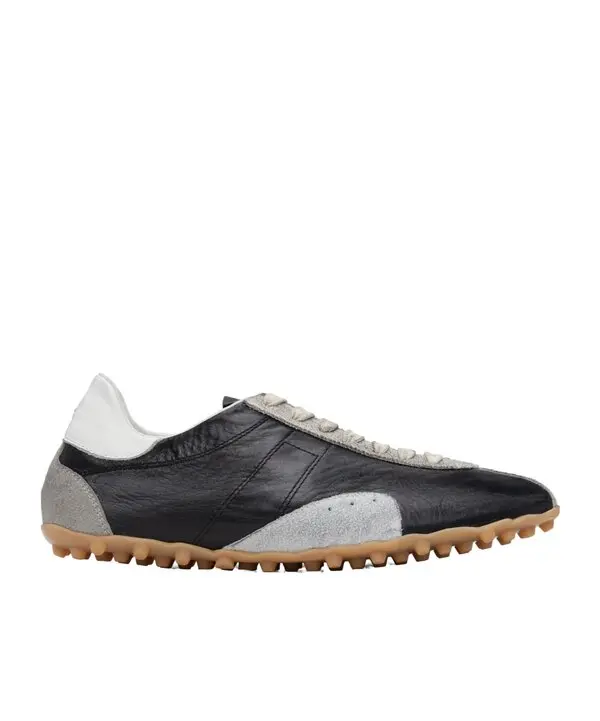 MAISON MARGIELA Sprinters Lace-up Sneakers - Black/white/grey