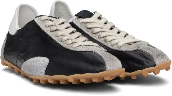 MAISON MARGIELA Sprinters Lace-up Sneakers - Black/white/grey