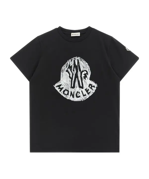 Moncler Logo Printed Crewneck T-shirt