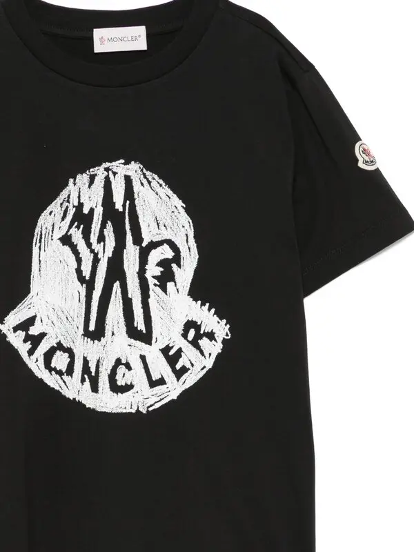 Moncler Logo Printed Crewneck T-shirt
