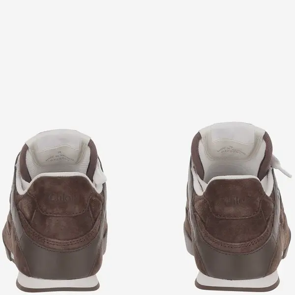 Chloé Kick Lace-up Sneakers - Brown