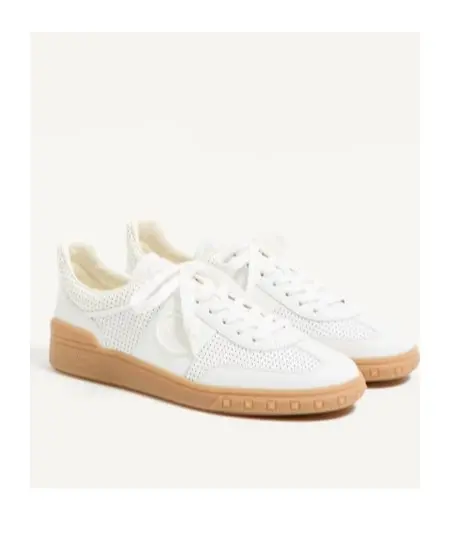 Valentino Garavani Upvillage Perforated Lace-up Sneakers - White