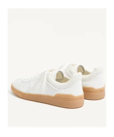 Valentino Garavani Upvillage Perforated Lace-up Sneakers - White