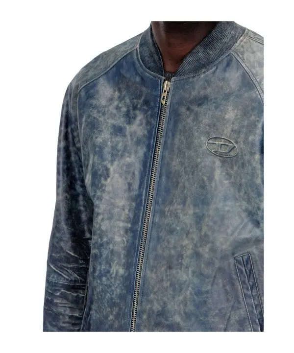 DIESEL® L-cobb Bomber Jacket - Blue